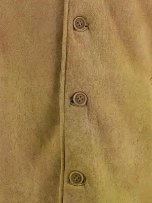 SALVATORE SANTORO Shearling-collar Button-up Jacket