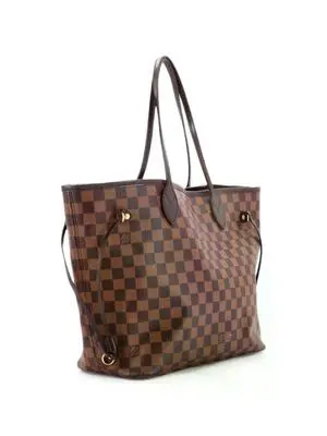 LOUIS VUITTON Damier Neverfull Mm Tote Bag - Brown