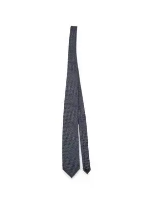Pal Zileri Geometric Pattern Silk Neck Tie