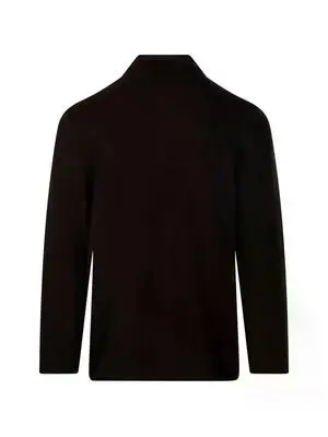 LARDINI Button-up High-neck Coat