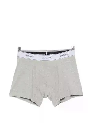 Carhartt Work In Progress Logo-waistband Boxers - Grey