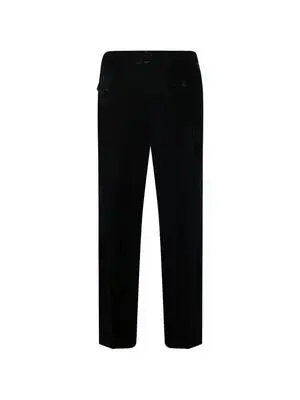 Giorgio Armani Pleated Velvet Tailored Trousers
