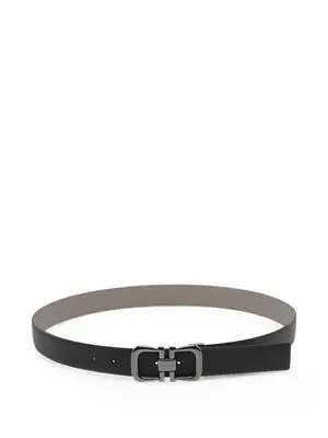 FERRAGAMO Gancini Buckle Belt - Black