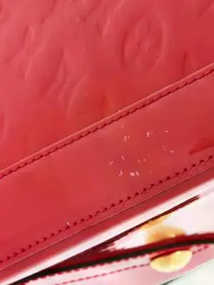 LOUIS VUITTON Alma Handbag Monogram Vernis Pm Satchel