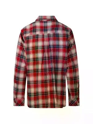 P.a.r.o.s.h Check-print Crystal-embellished Shirt