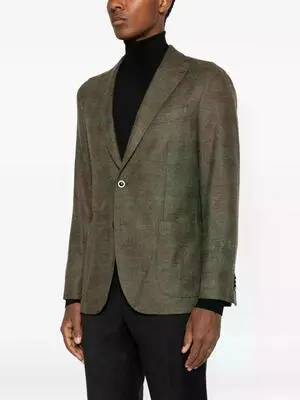 Boglioli Check-pattern Notched-lapel Jacket