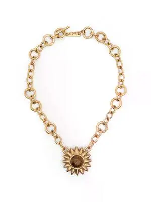Raquel Diniz Sun Pendant Necklace - Gold