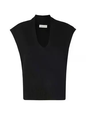 ROBERTO COLLINA Knitted Vest - Black