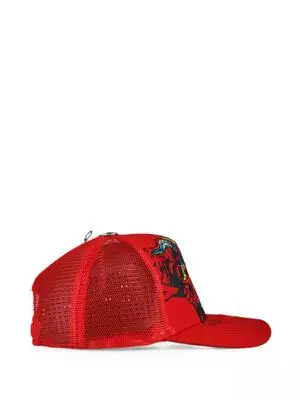 Ed Hardy Embroidered Dragon Trucker Hat