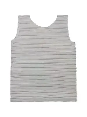 Issey Miyake Horizontal-pleated Top