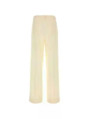 Moncler Wool Gabardine Tailored Trousers