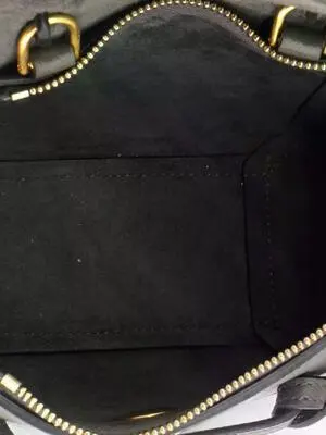 Celine Belt Bag Textured Leather Pico Shoulder Bag