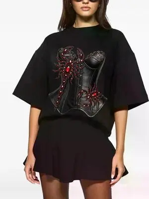 HAMZA Scorpion-print T-shirt