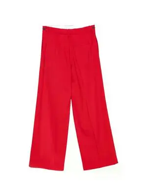 ALYSI Pressed-crease Wide-leg Trousers