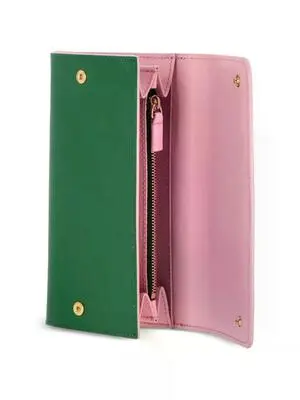 GIANNI CUCCUINI Saffiano-leather Foldover Wallet