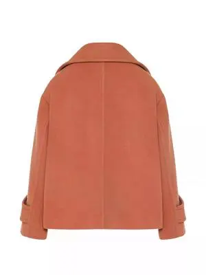 Chloé Oversized Short Coat In Wool