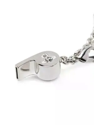 VIVIENNE WESTWOOD Tone Whistle Pendant Necklace - Silver