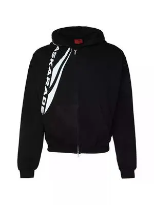 LA MASKARADE Logo-print Zip-up Hoodie