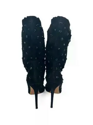 Red Valentino Rockstud Suede Boots