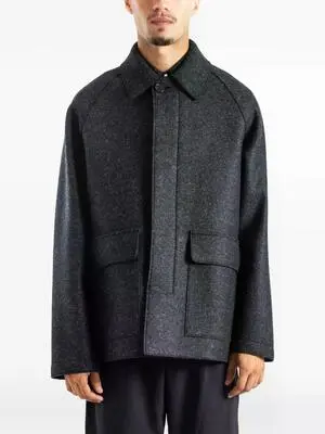 Harris Wharf London Pressed-wool Country Jacket - Grey