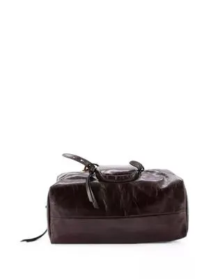 Prada Dangle Top Handle Bag Leather Medium Shoulder Bag