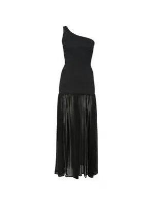Hunza G Sandy One-shoulder Maxi Dress