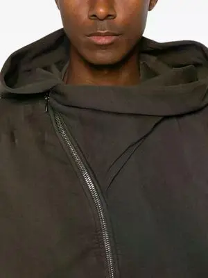 Rick Owens Mountain Asymmetric Zip-up Hoodie