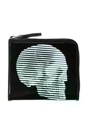 Alexander McQueen Zip-around Leather Wallet - Black