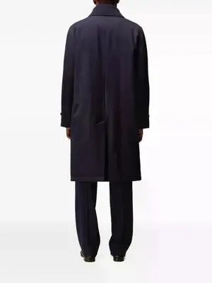 RETORI Detachable-collar Wool-gabardine Coat