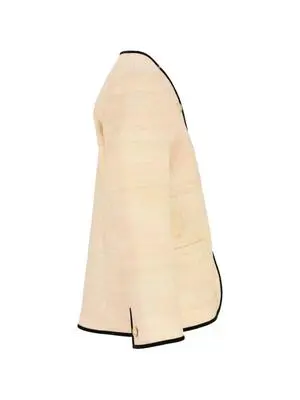 Valentino Garavani Scalloped-edge Silk-linen Jacket