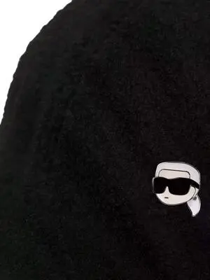 Karl Lagerfeld Ikon Shearling Cap