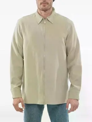 Studio Nicholson Axia Zip-fastening Shirt Jacket - Neutrals
