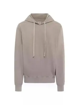 Rick Owens Drawstring Heavy-jersey Hoodie - Grey