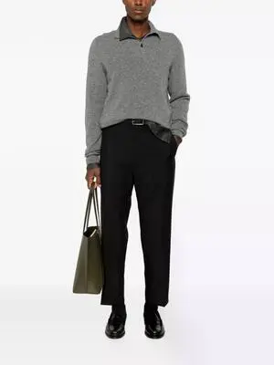 JIL SANDER Straight-leg Cotton Trousers