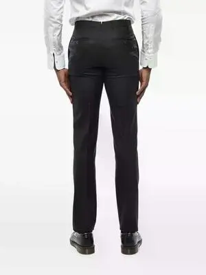 Corneliani Flat-front Virgin Wool Trousers