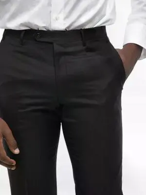 Corneliani Flat-front Virgin Wool Trousers