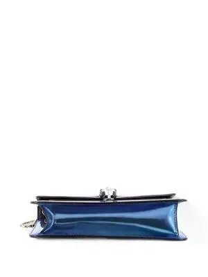 BVLGARI Serpenti Forever Metallic Leather Small Shoulder Bag