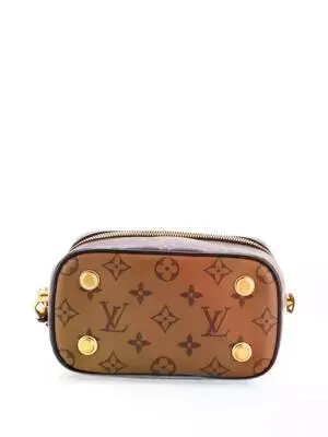 LOUIS VUITTON Reverse Monogram Canvas Pm Vanity Satchel - Brown