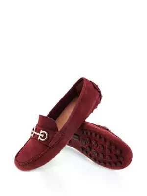 FERRAGAMO Gancini Plaque Ballet Flats