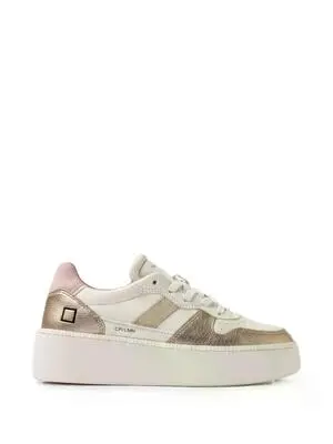 D.a.t.e. Court Platform Sneakers - Neutrals