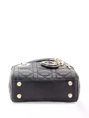 Dior Lady Bag Cannage Quilt Lambskin Micro Shoulder Bag