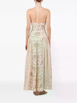Agua Bendita Balsa Navegante Maxi Dress