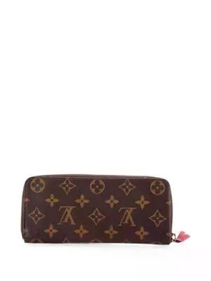 LOUIS VUITTON Clemence Wallet Monogram Canvas Small Wallets - Brown