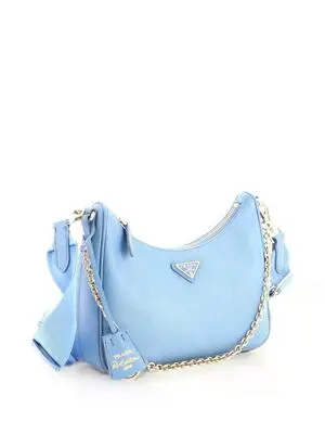 Prada Re-edition 2005 Shoulder Bag Saffiano Leather - Blue