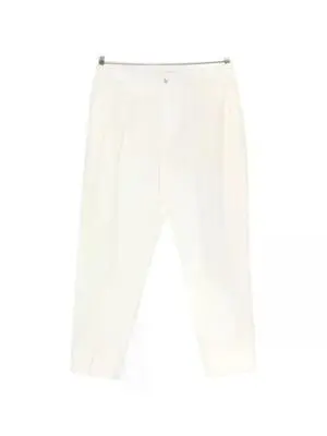 BRIGLIA 1949 Pleated-detail Cropped Trousers