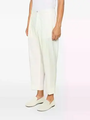BRIGLIA 1949 Pleated-detail Cropped Trousers