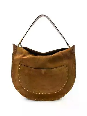 Isabel Marant Étoile Oskan Studded Shoulder Bag - Brown