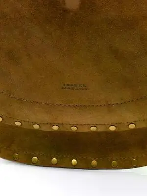 Isabel Marant Étoile Oskan Studded Shoulder Bag - Brown