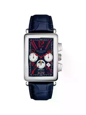 CHRISTIAN VAN SANT America's 250th Anniversary Rectangular Watch