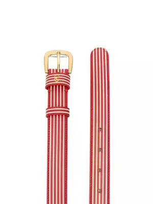 Valentino Garavani Striped Leather Belt